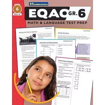 博客來-EQAO Grade 6 Math & Language Test Prep!