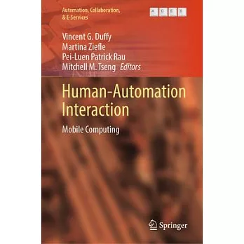 博客來-Human-Automation Interaction: Mobile Computing