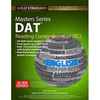 博客來-DAT Masters Series Reading Comprehension (Rc): Reading ...