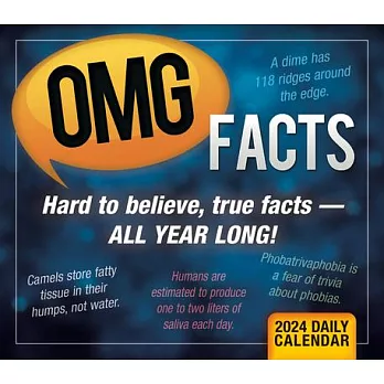 博客來-Omg Facts: Hard to Believe, True Facts -- All Year Long!