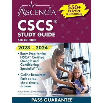 博客來-CSCS Study Guide 2023-2024: 550+ Practice Questions, Exam Prep for ...