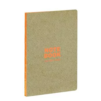 博客來-Kraft and Orange A5 Notebook: Our A5 Size Standard Paperback Notebook