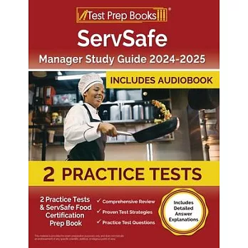 博客來-ServSafe Manager Study Guide 2024-2025: 2 Practice Tests and ...