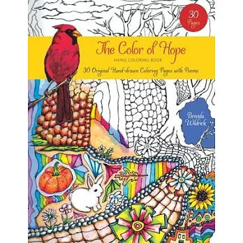 博客來-The Color of Hope: Haiku Coloring Book