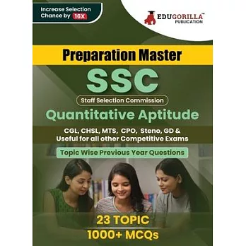 博客來-Preparation Master SSC Quantitative Aptitude: Topic-wise Previous Year Questions (PYQ) 2023 ...