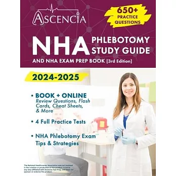 博客來-NHA Phlebotomy Study Guide 2024-2025: 650+ Practice Questions and ...