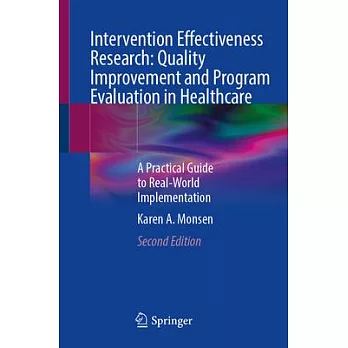 博客來-Intervention Effectiveness Research: Quality Improvement and ...