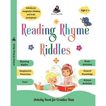 博客來-Reading Rhyme Riddles: Activity Book for Creative Kids