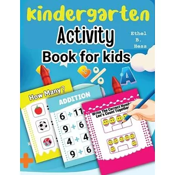 博客來-Kindergarten Activity Book for Kids: Games to Practice Early ...