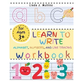 博客來-Learn to Write Alphabet, Numbers, and Line Tracing Workbook for ...