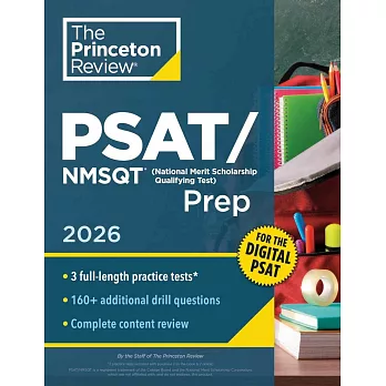 博客來-Princeton Review Psat/NMSQT Prep, 2026: 3 Practice Tests + Review ...