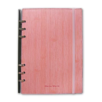 博客來-【DATA MATE 創意筆記本】DM-615 輕巧時尚 A5尺寸 橫格/方格/空白頁 抽取式活頁本- 粉紅