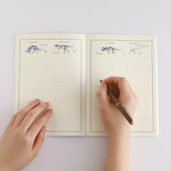 博客來-【日本Green Flash】STUDY HOLIC知識狂熱 筆記本A5 ‧ 古生物學