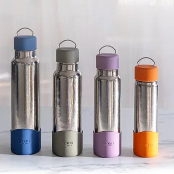 博客來-【鈦工坊TiKOBO】經典袋鼠純鈦保溫瓶二代 520ml 焙茶綠