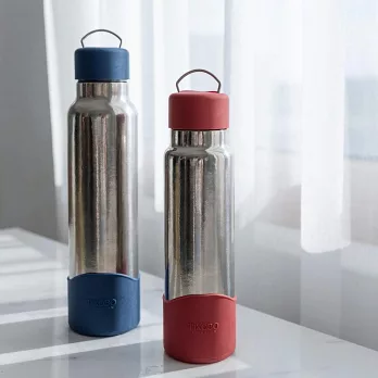 博客來-【鈦工坊TiKOBO】經典袋鼠純鈦保溫瓶二代 800ml 泰迪棕