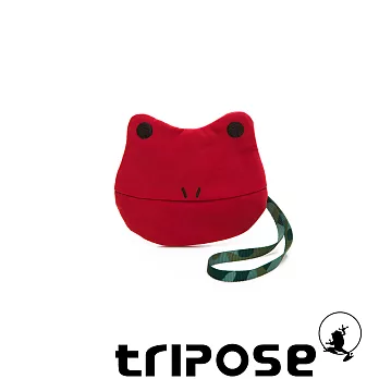 博客來-tripose 輕鬆生活青蛙造型零錢包(共14色) 紅