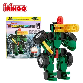 博客來-韓國iRingo 百變創意3D積木-變形金剛(大綠士)