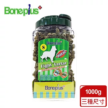 博客來-【Bone Plus】超效動能雙頭潔牙骨桶裝1100G(多種尺寸) M