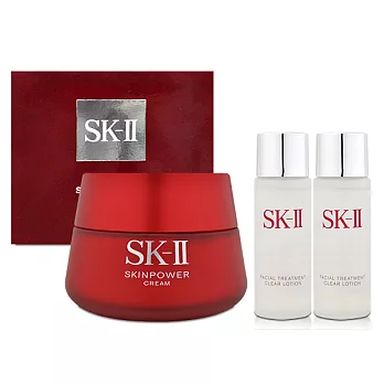 博客來-SK-II 肌活能量活膚霜 80g 贈 亮采化妝水 (30ml)X2 (百貨專櫃貨)
