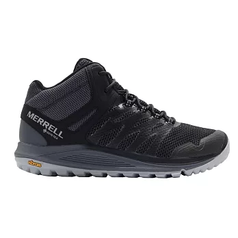 博客來-Merrell Nova 2 Mid Gore-Tex [ML066647] 男 戶外鞋 登山 越野 防水 耐磨 黑 27.5cm 黑