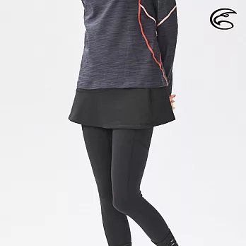 博客來-ADISI 女吸濕速乾修身運動短裙AD2121007 (S-XL) / 吸濕快乾 抗紫外線 休閒裙 運動裙 裙子 S 黑色