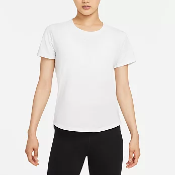 博客來-Nike Dri-FIT One Luxe [DD0619-100] 女 短袖上衣 運動 訓練 瑜珈 柔軟 反光 白