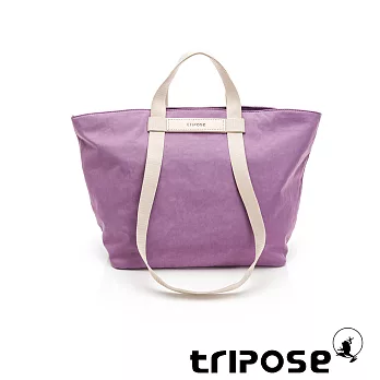 博客來-tripose URBAN輕量尼龍雙提把托特包 夢幻紫