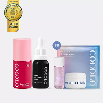 博客來-【COCOLO】早C晚滴 激亮組 (滴肌菁 30ml+亮麗皙C15ml) 滴肌菁質地：清爽型