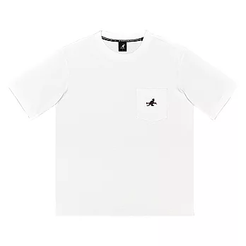 博客來-KANGOL 男 落肩休閒棉T 6021100800 S 白