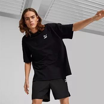 博客來-PUMA 流行系列Classics寬鬆 男短袖上衣-黑-53807001 XS 黑色