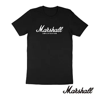 博客來-Marshall Script Logo 純棉T恤｜ S 黑
