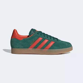 博客來-ADIDAS GAZELLE 男女休閒鞋-綠橘-IG6200 UK8.5 綠色