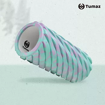 博客來-【Tumaz月熊健身】波浪型按摩滾筒 毛怪藍綠