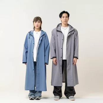 博客來-【INUNDER】MECOVER Pro｜ 輕防水風衣外套- 煙嶼灰M-L