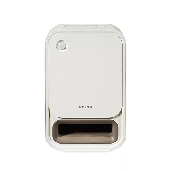 博客來-imami 冷暖扁扁扇｜人體感應PTC陶瓷電暖器冷暖風扇 象牙白