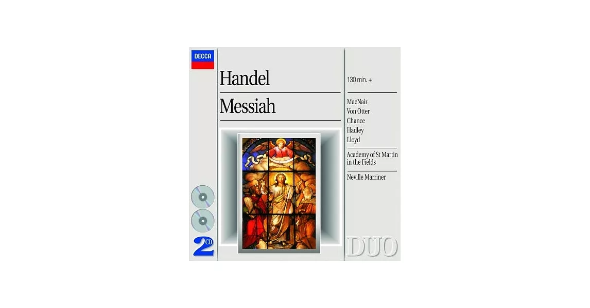 博客來-Handel: Messiah / Neville Marriner & Academy of St Martin in the Fields