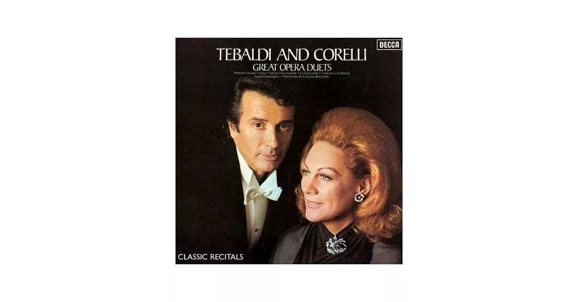 博客來-Renata Tebaldi & Franco Corelli (Classic Recitals) Tebaldi ...