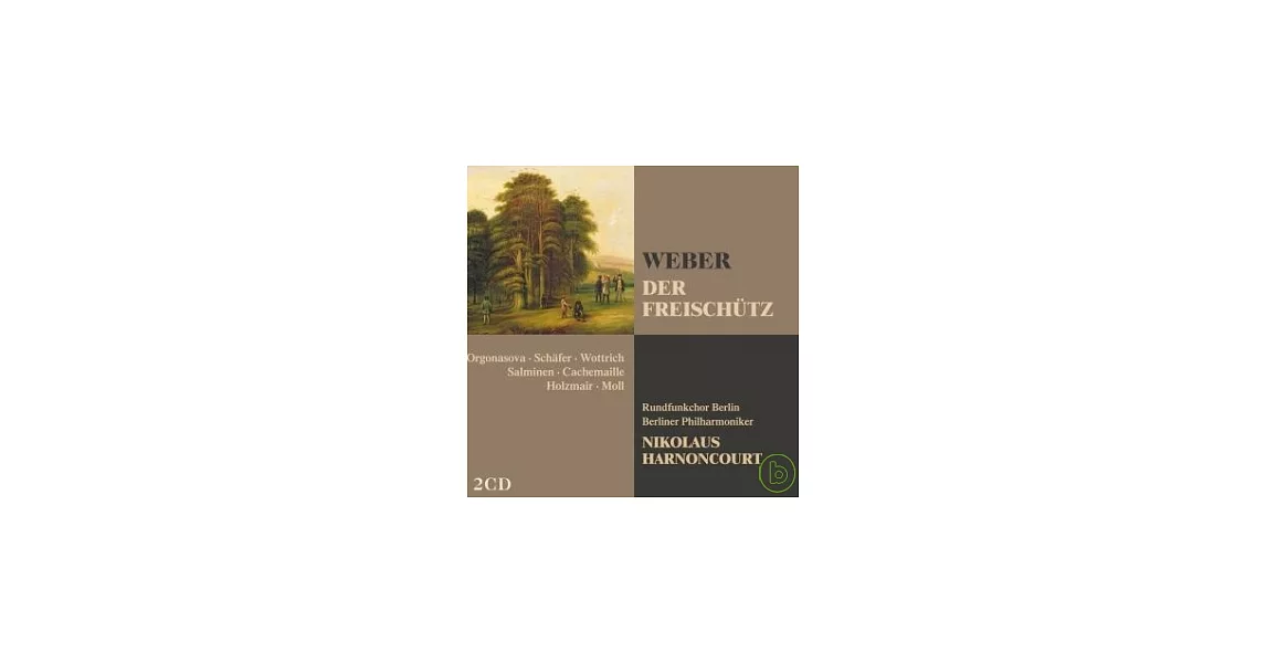 博客來-NIKOLAUS HARNONCOURT / WEBER: DER FREISCHUTZ (2CD)