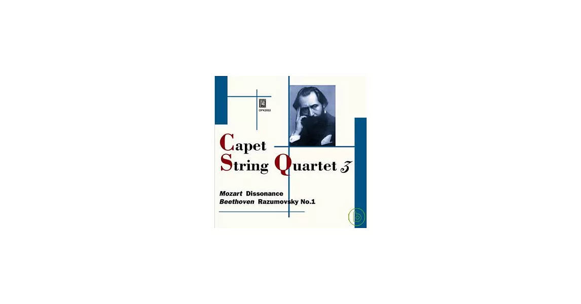 博客來-Capet String Quartet Vol.3/ Mozart and Beethoven / Capet String Quartet