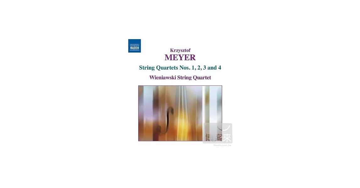 博客來-Meyer: String Quartets, Vol. 4 / Wieniawski String Quartet