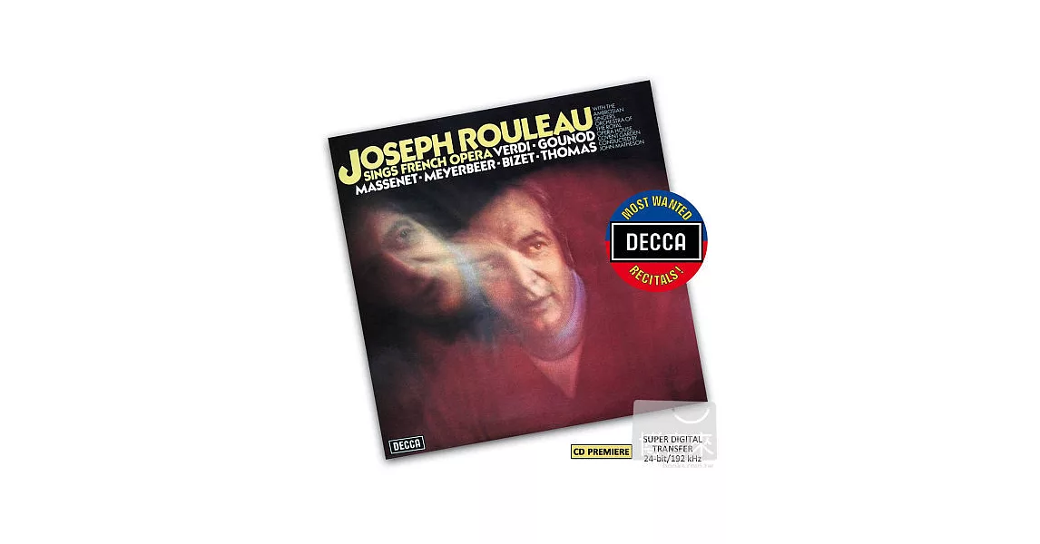 博客來-Joseph Rouleau sings French Opera / Joseph Rouleau, Bass The ...