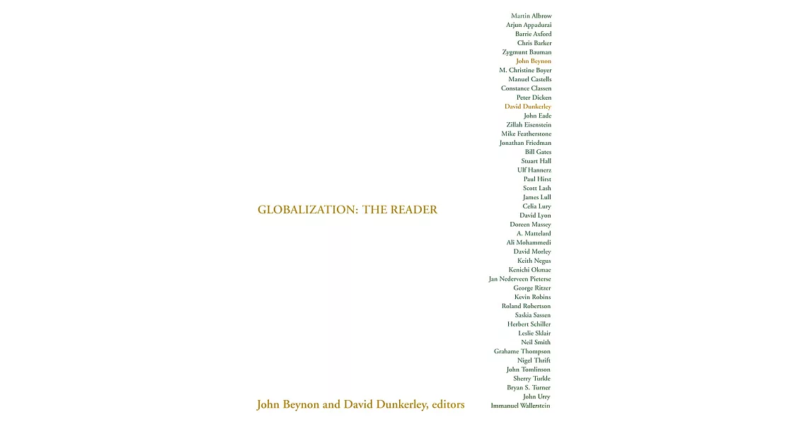 博客來-Globalization: The Reader
