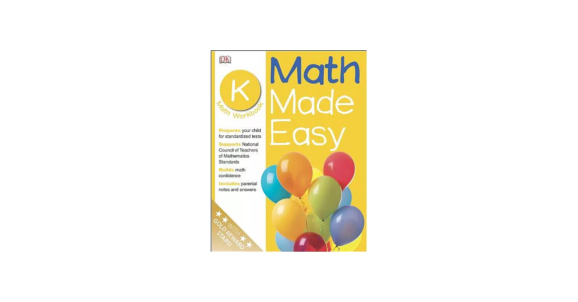 博客來-Math Made Easy: Kindergarten