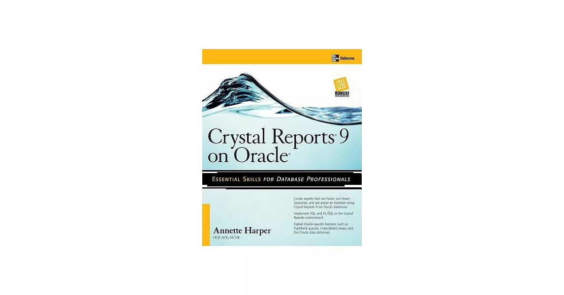博客來-Crystal Reports 9 on Oracle