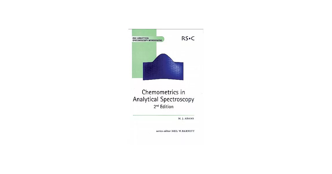 博客來-Chemometrics In Analytical Spectroscopy