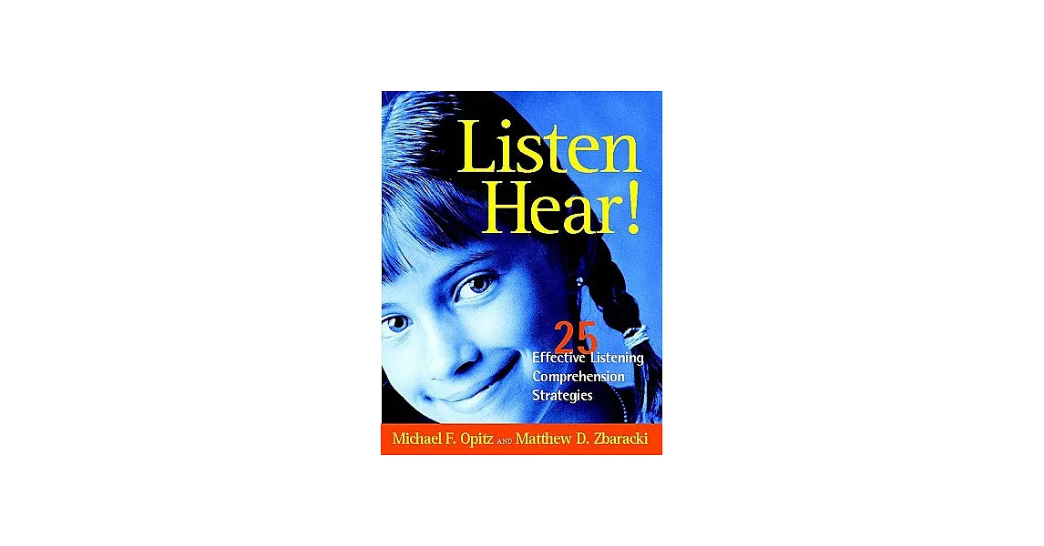 博客來-Listen Hear!: 25 Effective Listening Comprehension Strategies