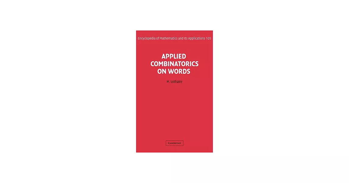 博客來-Applied Combinatorics On Words