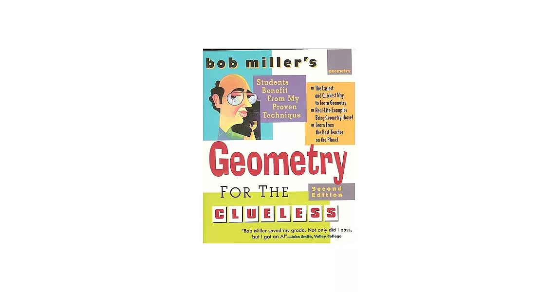 博客來-Bob Miller’s Geometry for the Clueless: Geometry