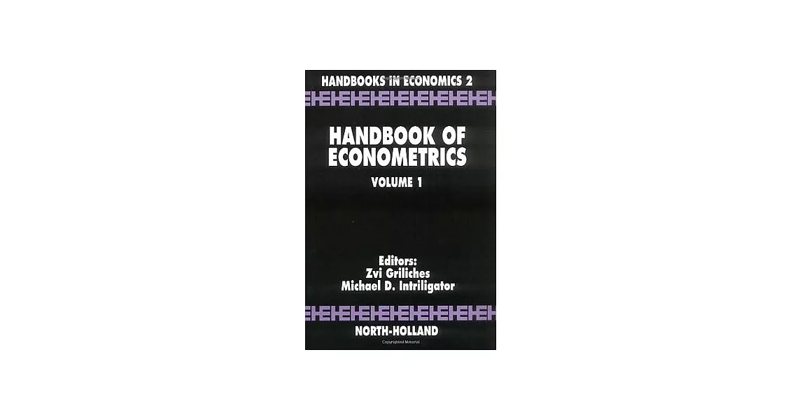 博客來-Handbook of Econometrics