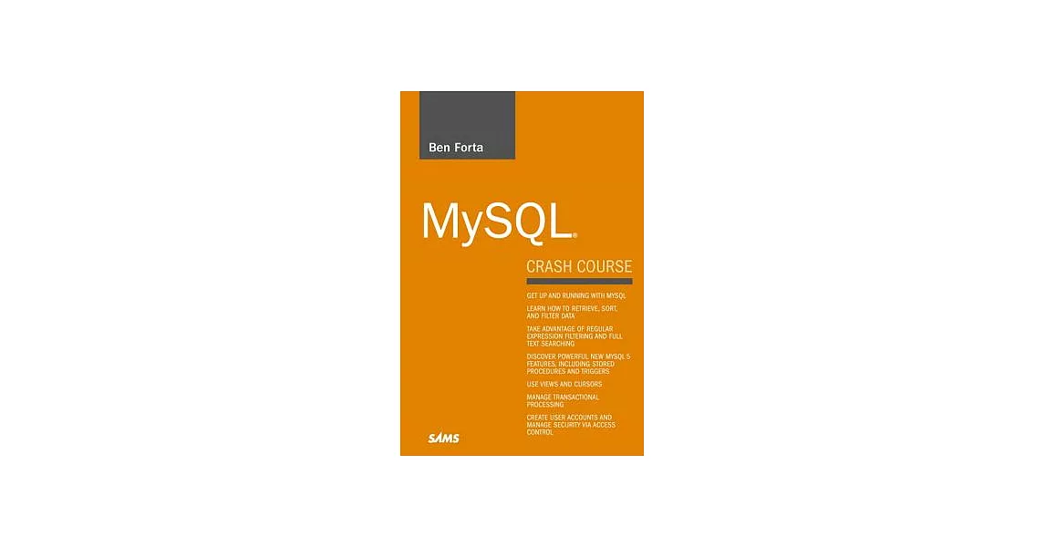 博客來-MySQL Crash Course